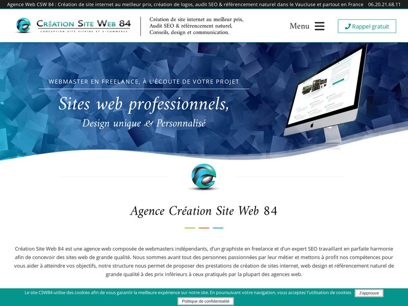 Création Site Web 84 : Conception de site internet et boutique e ... Création Site Web 84 : Conception de site internet et boutique e ...
